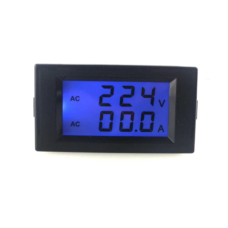 Blue LCD Display Digital voltmeter ammeter AC80.0 300V 50A/100A Voltage ...