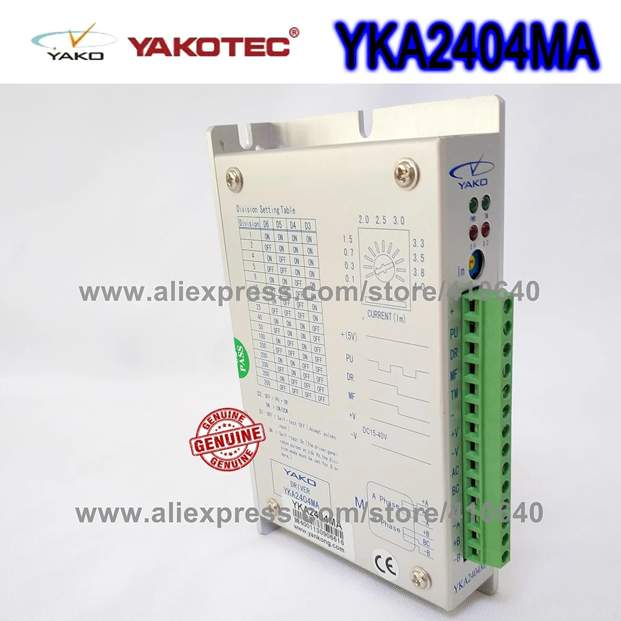 Genuine YAKO Stepper Motor Drive YKA2404MA YKA2404MB for NEMA23 to ...