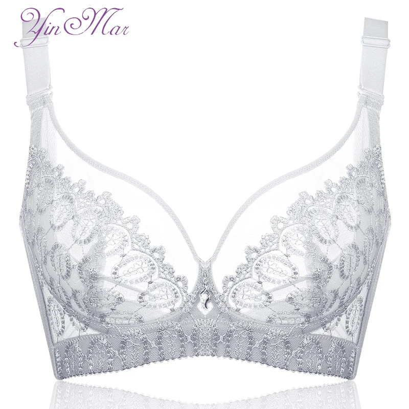 YinMar 2018 New Woman Sexy Brasier 95 BCDEF Thin Cup Embroidery Lace ...
