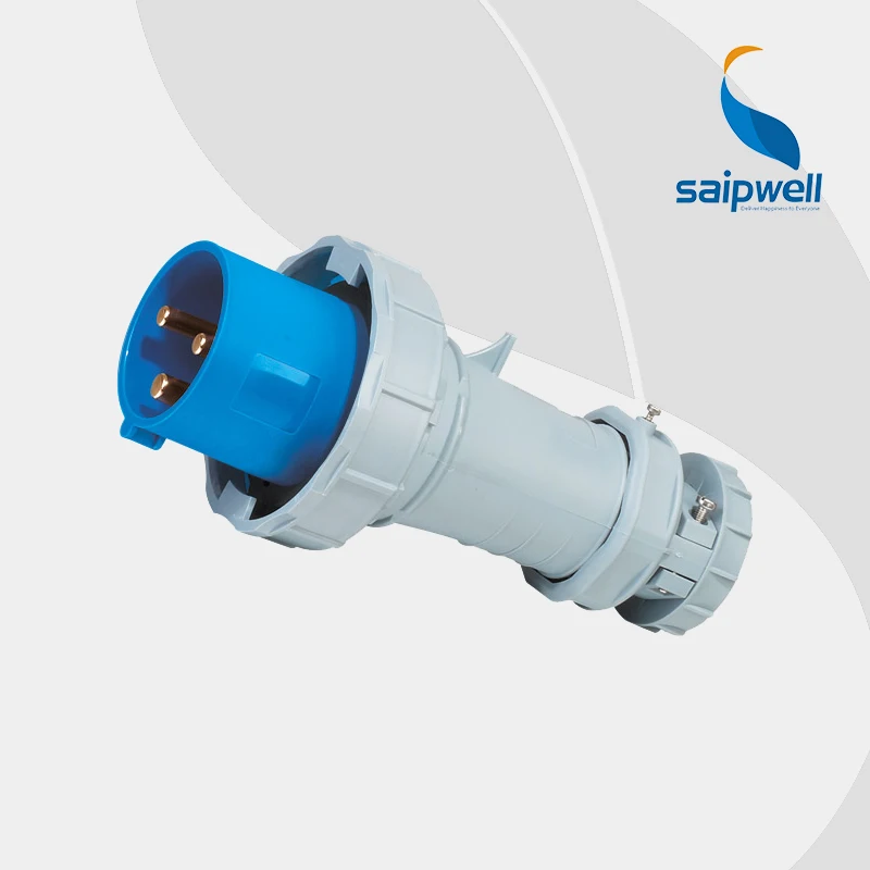 3P 63A 230V International Standard Industrial Plug / IP67 Waterproof ...