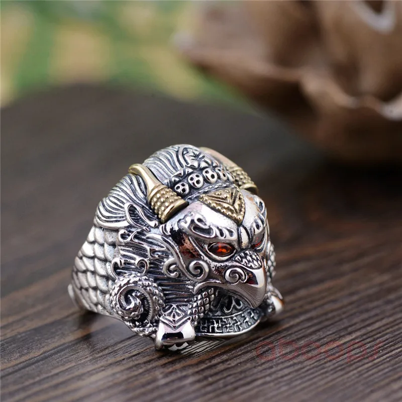 Vintage 925 Sterling Silver Buddhism Garuda Great Golden-winged Peng ...