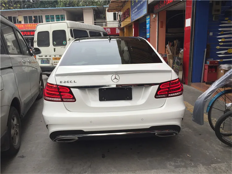 Для Benz e-класс W212 спойлер 20108- Высокое качество ABS Материал заднего крыла первоклассника ...