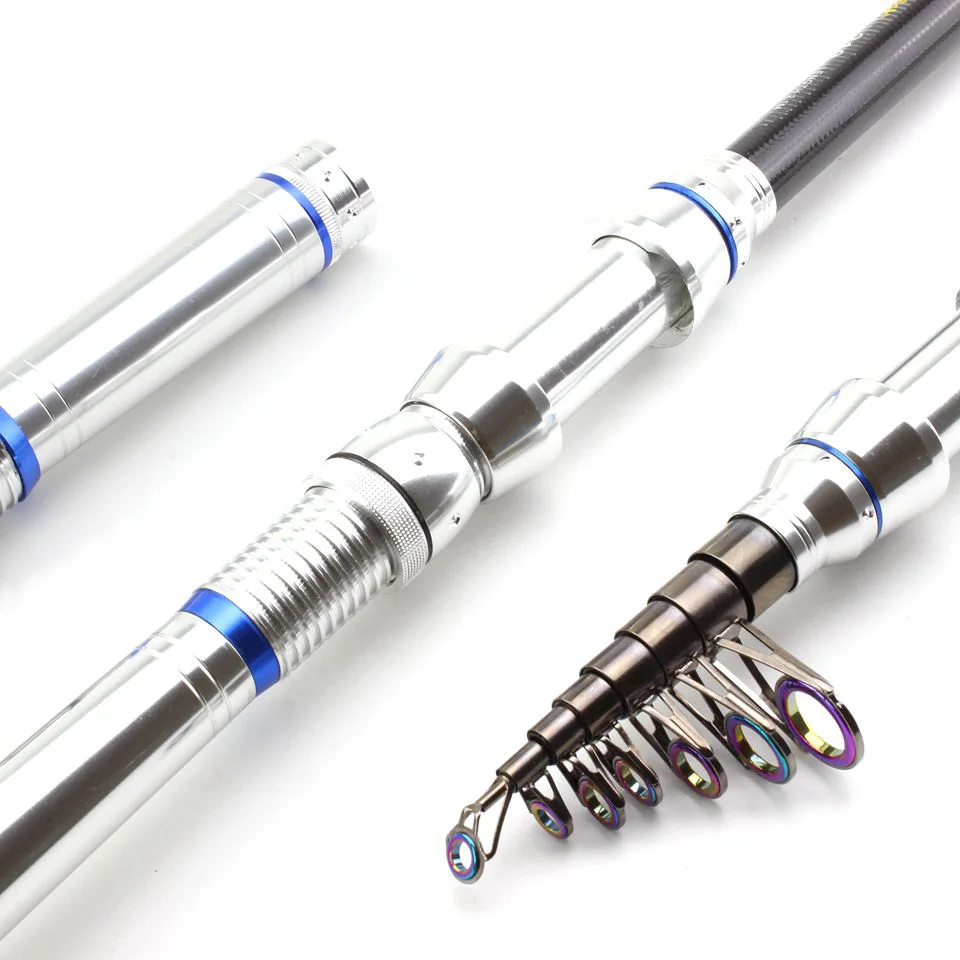 High Quality Mini 1.8M 2.1M 2.4M Telescopic Short Fishing Rod Portable ...