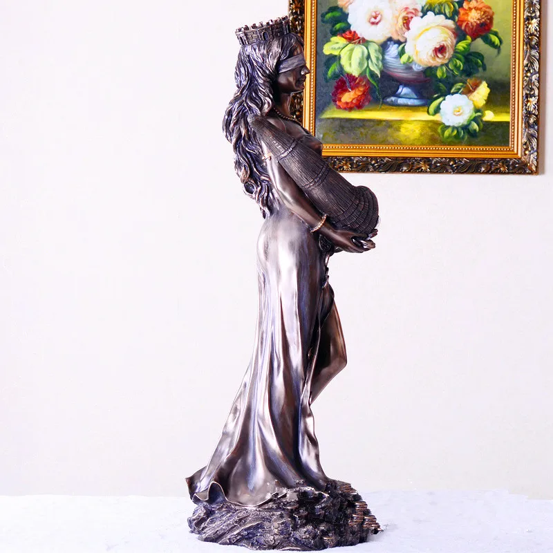 Greek Mythology The Goddess Of Fortune Full-Length Portrait European ...
