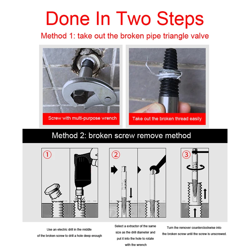 8 шт. винтовые инструменты для извлечения сломанного винта вынуть ...