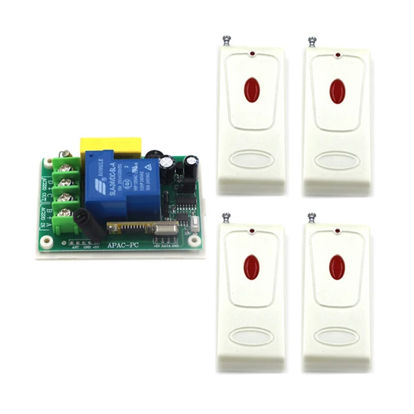 New Arrival 433MHz 30A RF Wireless Remote Control Receiver Switch 220V ...