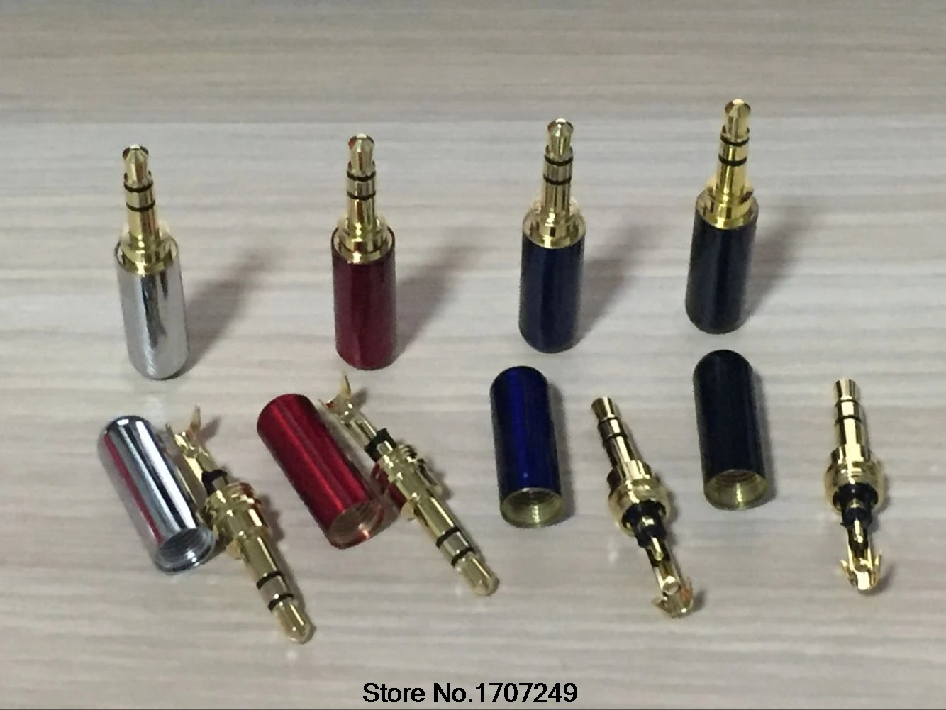 Free Shipping 20pcs 3 Poles Rca Connector 3.5mm Jack Rca Audio ...