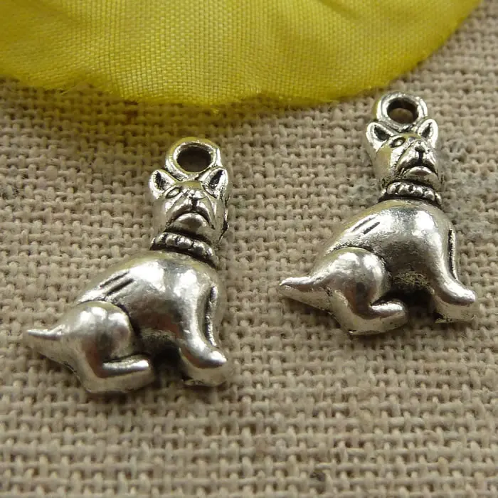 270 pieces tibetan silver dog charms 18x12mm #4104|Charms| - AliExpress