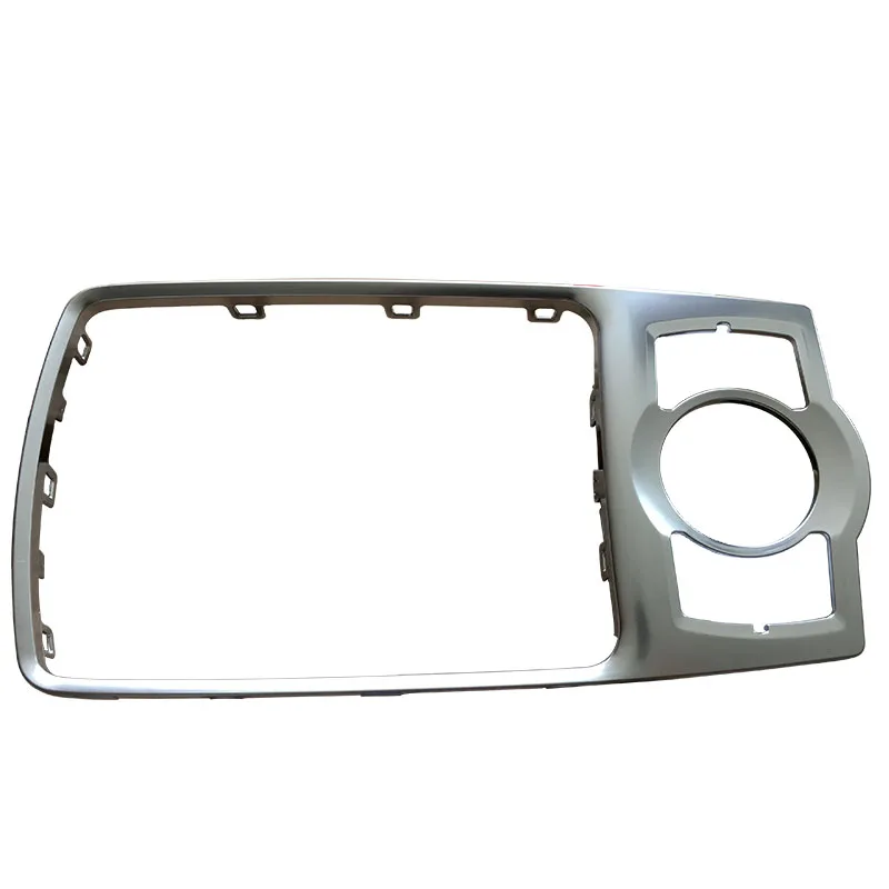 OEM 크롬 프론트 콘솔 MMI/박스 기어 장식 프레임 시프트 레버 도금 장식, Q7 2007 2015 4L0 864 260 A ...