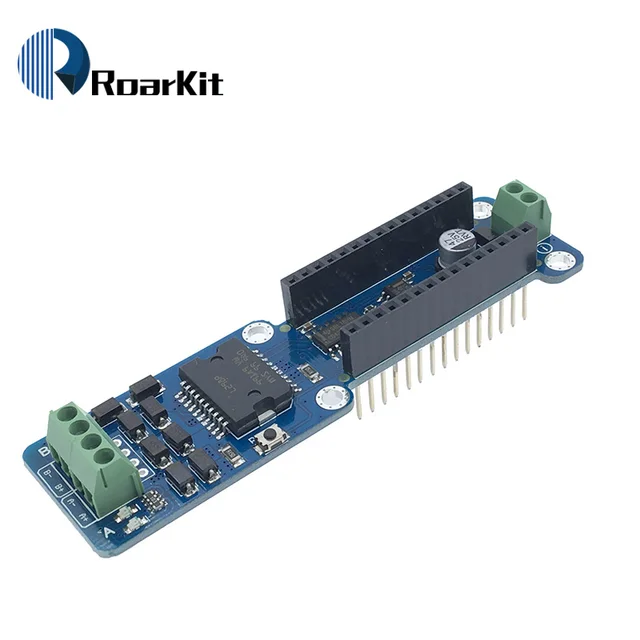 NANO L298P L298P 2A Dual Channel DC Stepper Motor Driver Shield Module ...