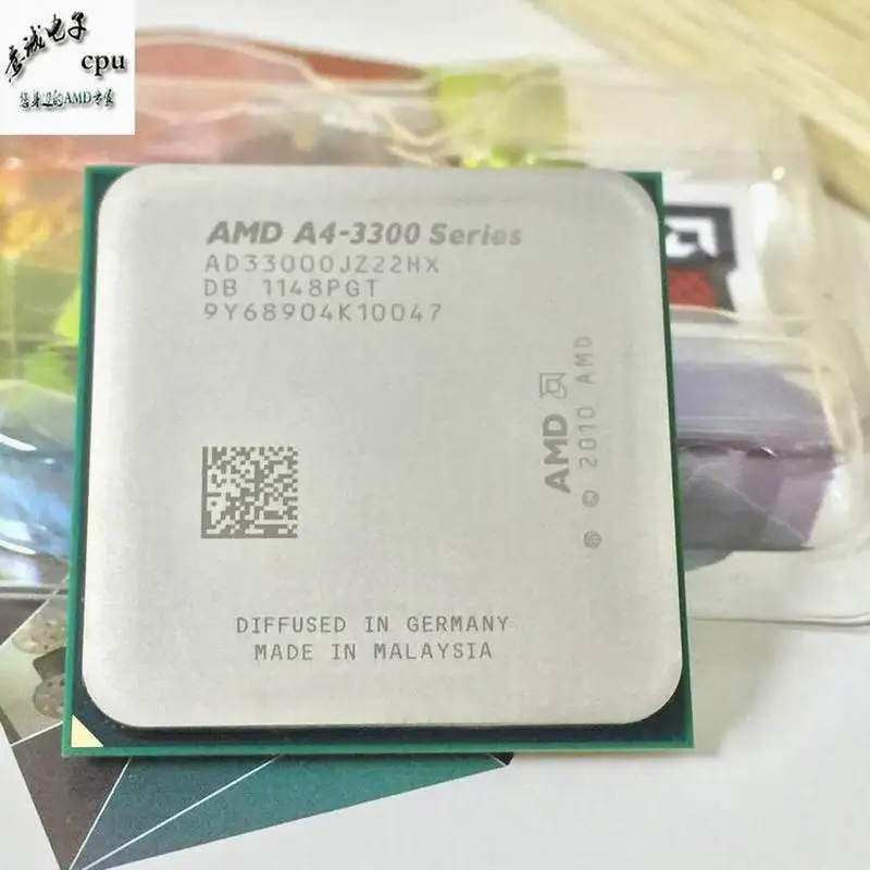 AMD APU A4 3300 CPUProcessor Dual core Desktop Socket 905pin FM1 2.5GHz ...