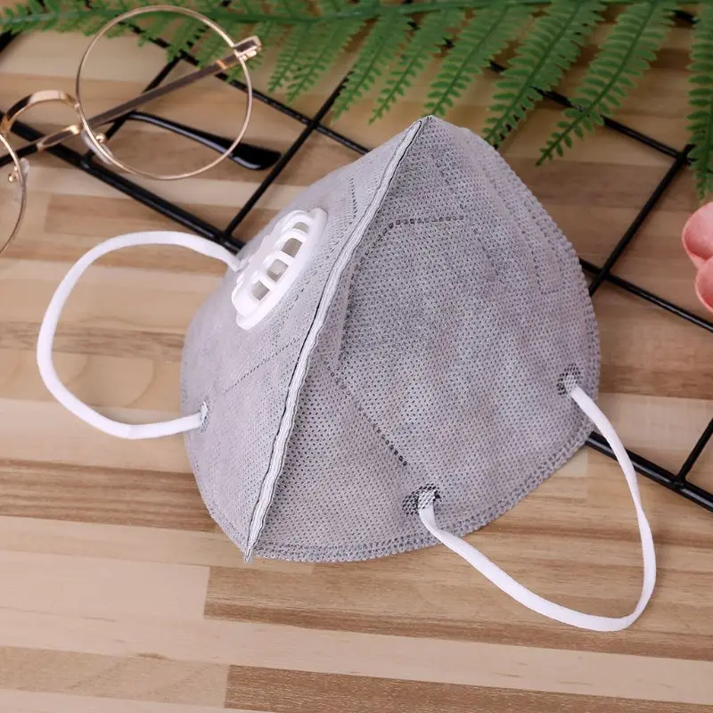 2Pc Disposable Activated Carbon Dust Mask Charcoal Particulate Filter ...