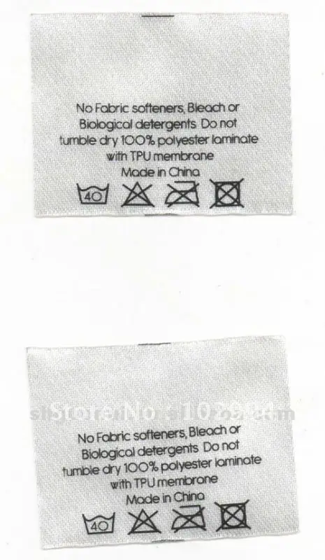 polyester satin garment care label|garment label tag|label patchlabel ...