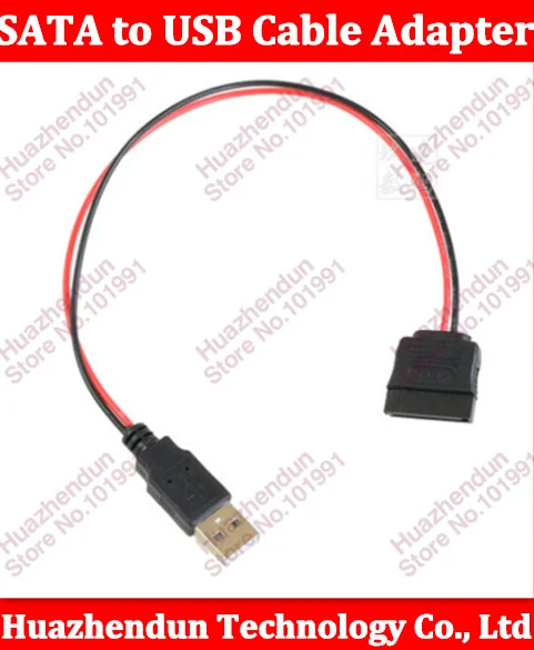 50pcs 20CM 2.5inch SATA hard drive power supply cable USB to SATA power ...