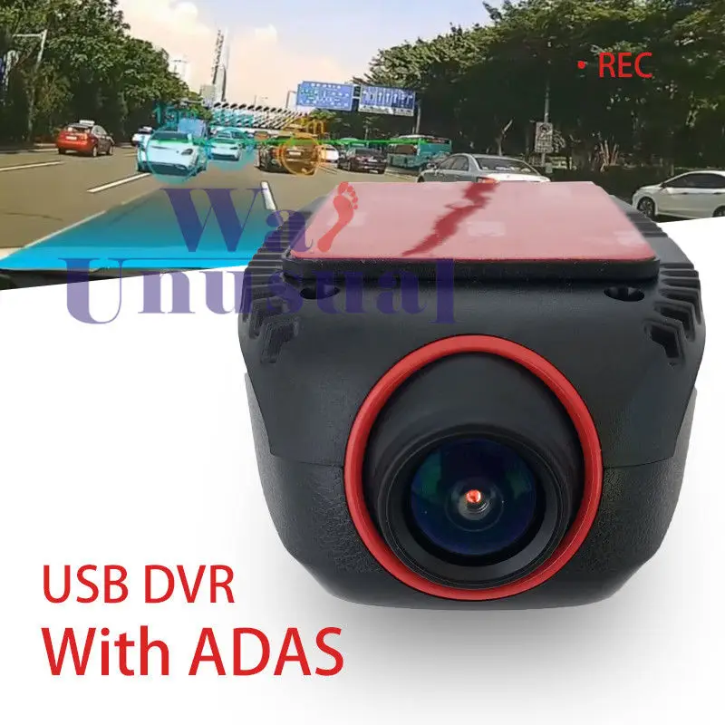 Universal Car Front Dash Camera USB DVR micro SD slot for Android ...