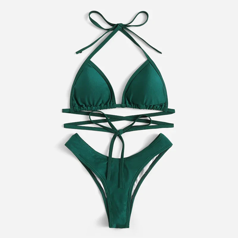 Micro Thong Bikini Set Sexy Swimsuit Women Tiny Brazillian Biquini ...