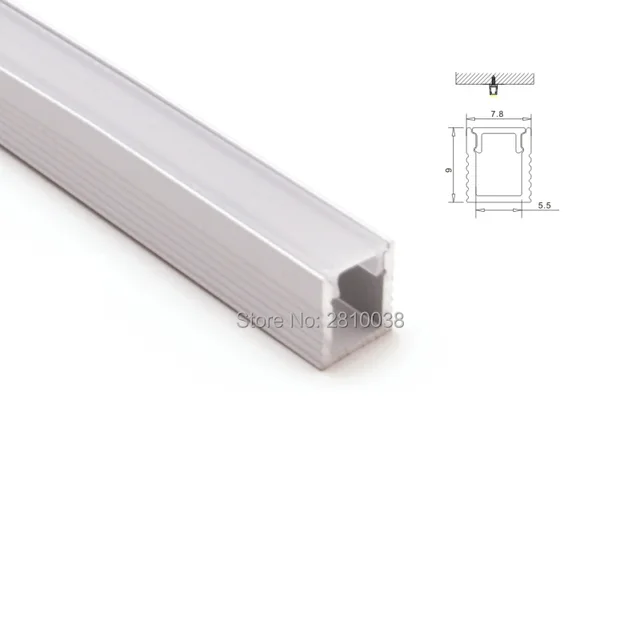 100X 1M Sets/Lot Super slim led aluminium profile and U type aluminium ...