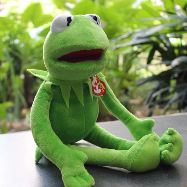 1pcs 40cm KERMIT THE FROG PLUSH SOFT TOY THE MUPPETS SHOW FILM TEDDY ...