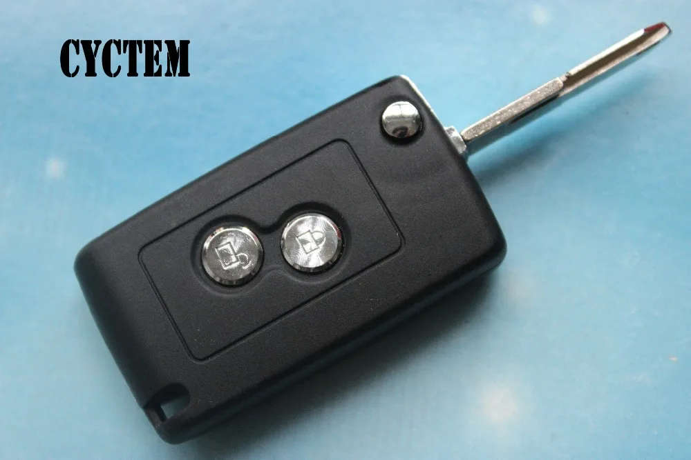 CYCTEM Clearance!!! 2 Buttons Car Modified Folding Key Blank Remote ...