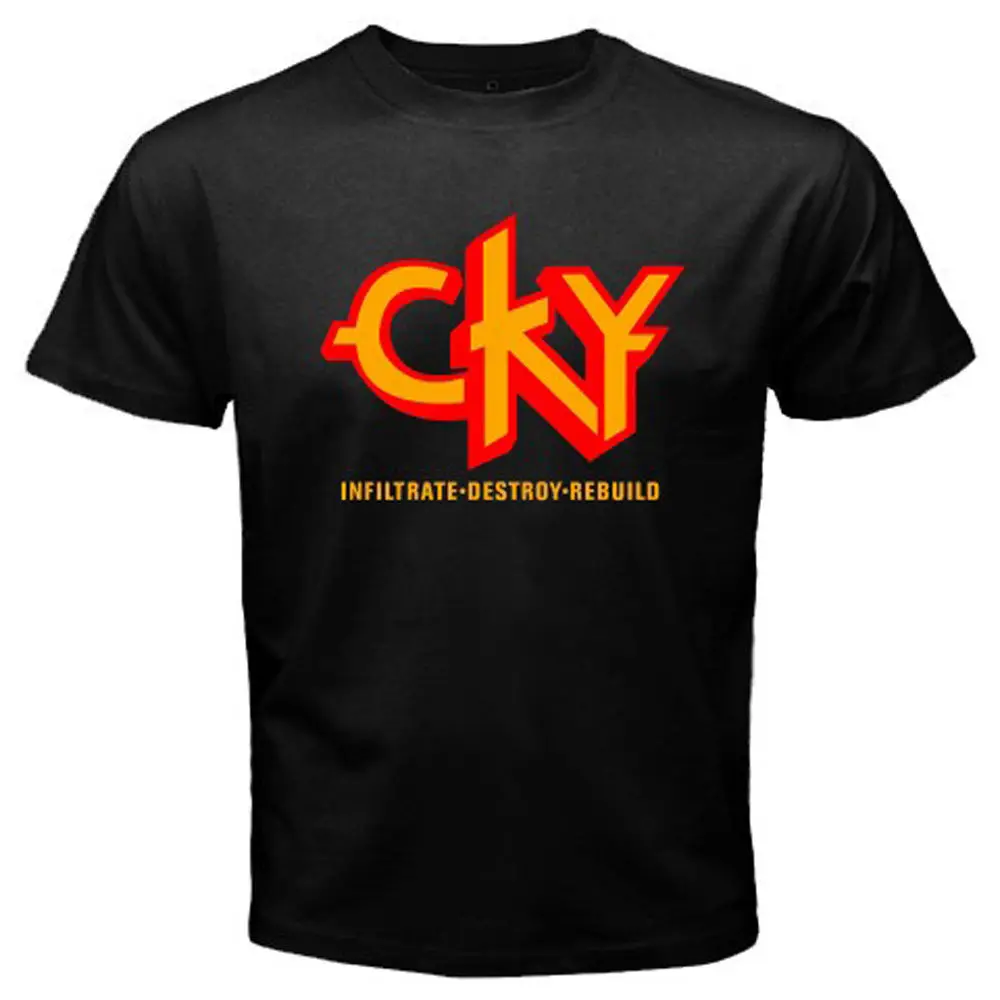 New CKY Camp Kill Yourself Rock Band Infiltrate Destroy Black T Shirt ...
