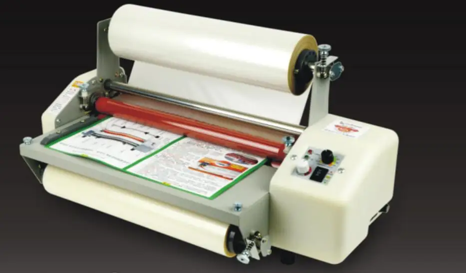 A4 Laminator Four Rollers Hot Roll Laminating Machine Cold And Hot