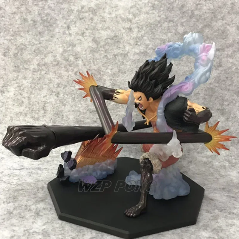 One Piece Monkey D Luffy Snake form battle ver Model Statue PVC Luffy ...