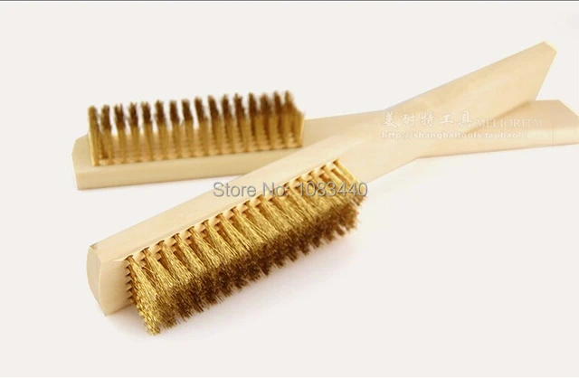 2pcs Brass Wire Brush Copper Brush Hand Tools for Cleaning up the Dust ...