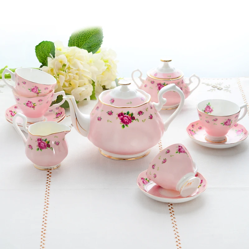 Bone China Coffee Cup Set European Home Drink Bar Utensils Cup And Saucer Combination ...