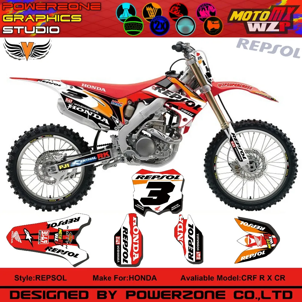 Repsol Decal Sticker 07