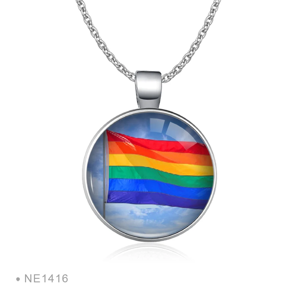 Gay Pride Statement Pendant Necklace (Various Designs) - Queerks™