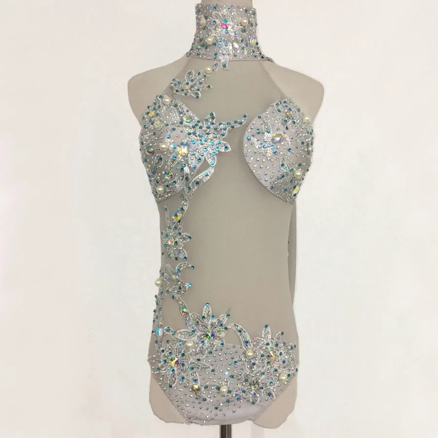 Customized children's Latin dance suit women's Latin dance performance ...