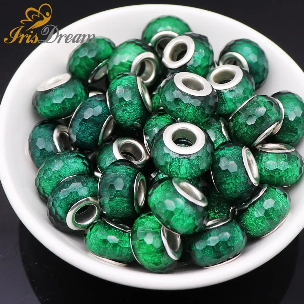20Pcs-Lot-Faceted-Murano-Spacer-Glitter-Rondelle-Beads-for-Jewelry ...