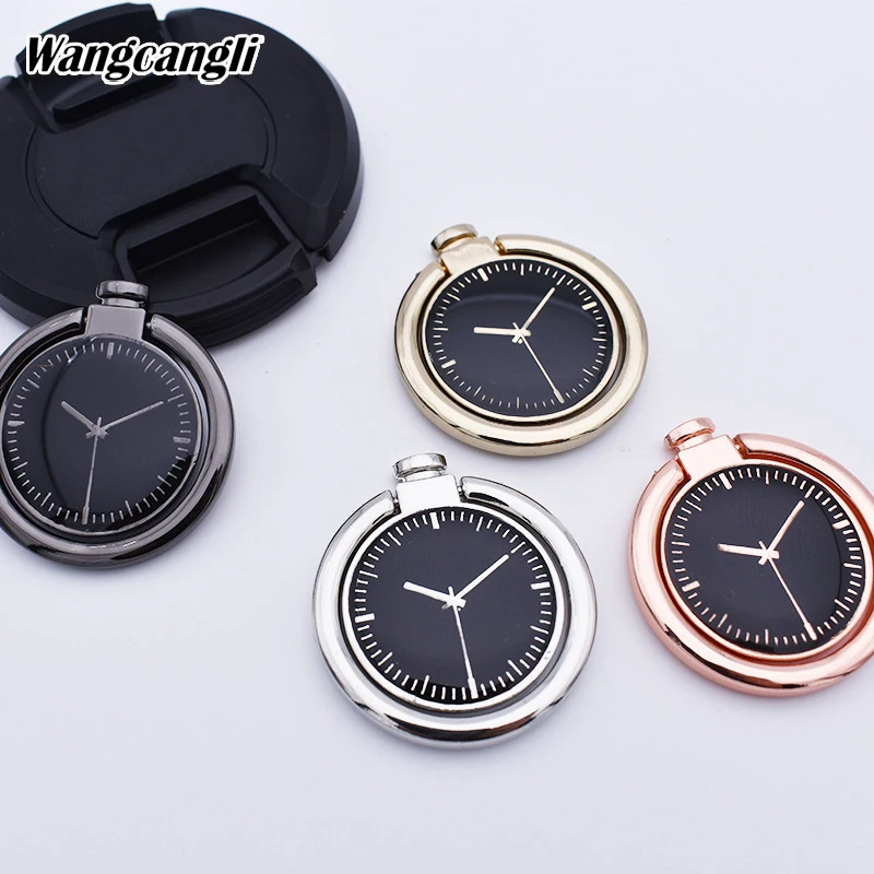 Universal ring holder clock finger ring stand 360 degree rotation round ...