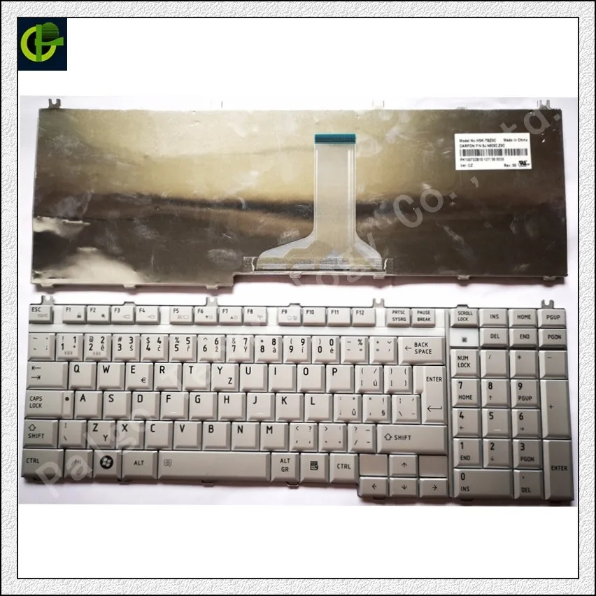 Teclado checo para Toshiba Satellite P305, P305D, L350D, L355, L355D ...