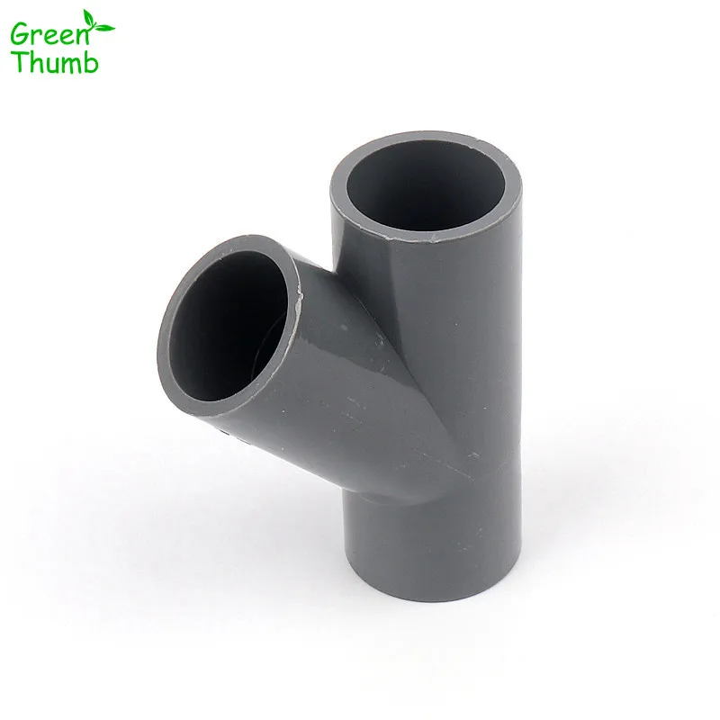 1pc-Inner-Diameter-20-25-32-mm-45-Degree-3-Way-Y-Connector-Grey-PVC ...