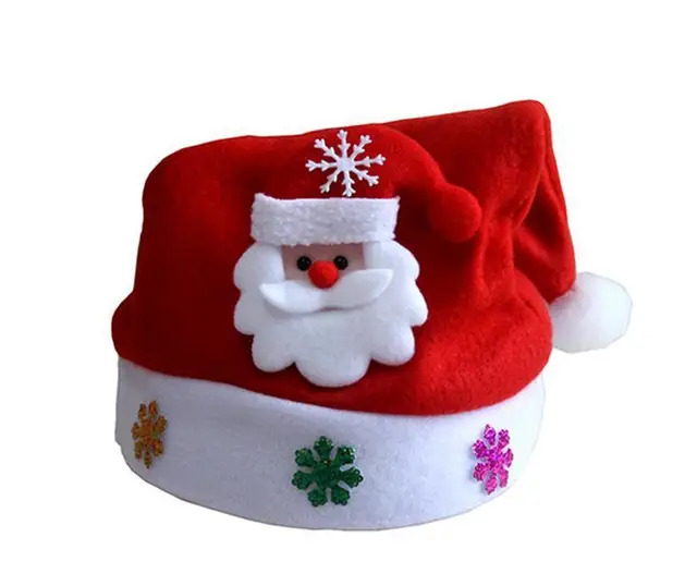 Santa Snowman Reindeer Kids Christmas Hat Christmas Gifts For Children ...