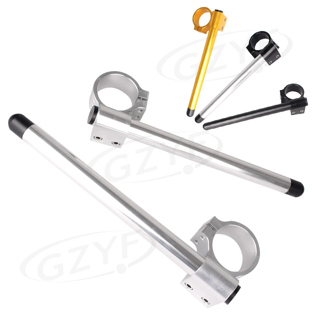 CNC-36mm-Riser-Clip-Ons-handlebars-Lift-handle-Bar-Fork-Tube-One-Pair ...