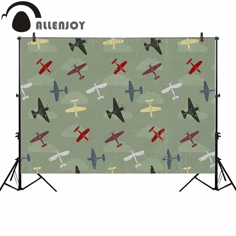 Allenjoy Background For Photo Studio Airplane Cloud Vintage Children ...