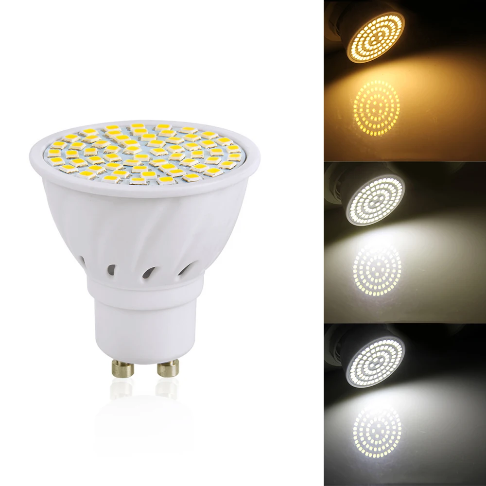 10pcs 2835 GU10 Bombillas Led Bulbs Lights 220V 110V 2835SMD Lampada De ...