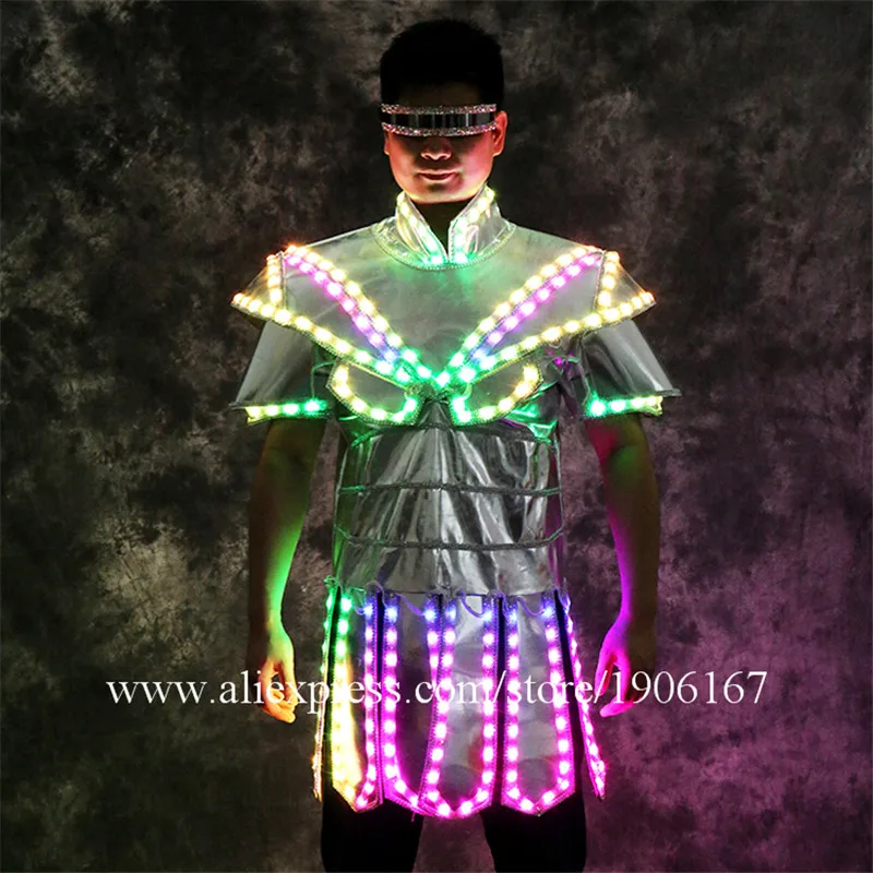 Wholesale-new-design-RGB-led-costumes-led-robot-colorful-led-suit ...