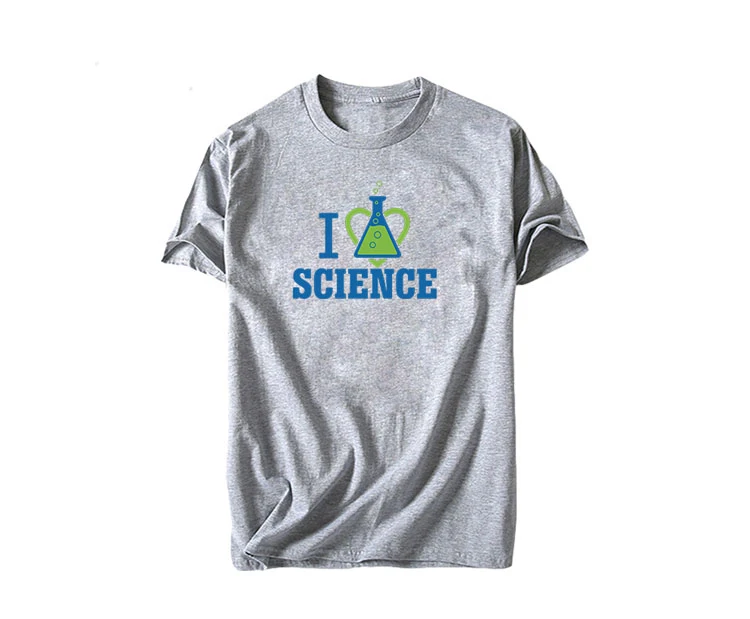 2018 summer for Mens males cotton T shirts science Geek NERD freak ...