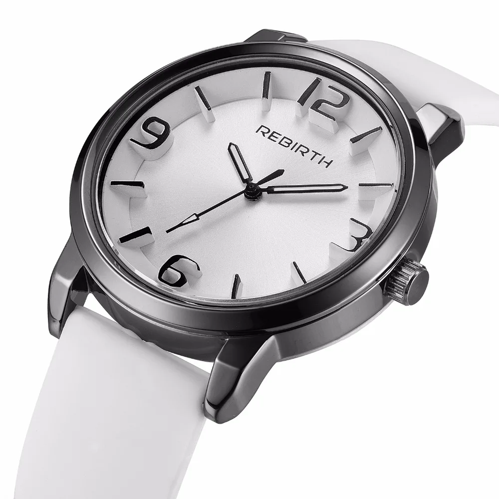 REBIRTH Famous Brand Women's Quartz Watches Luxury Casual Female Ladies ...