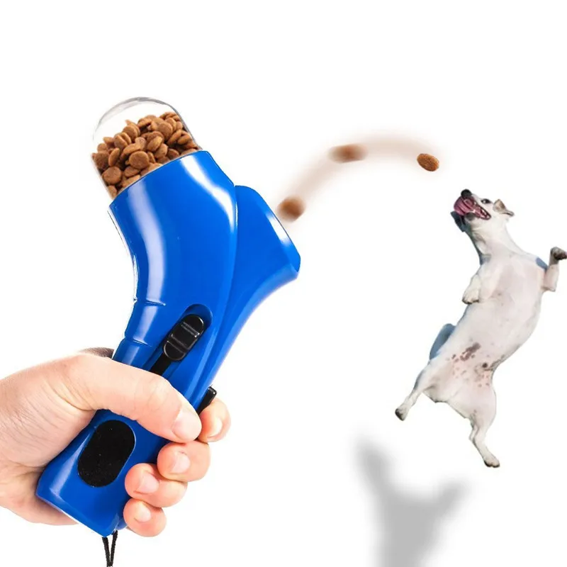 Funny-Dog-Treat-Food-Launcher-Feeder-Training-Pet-Food-Catapult ...