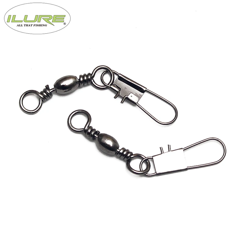 100pcs/Lot Fishing Swivel Eight ring American Ring + B pin high speed ...