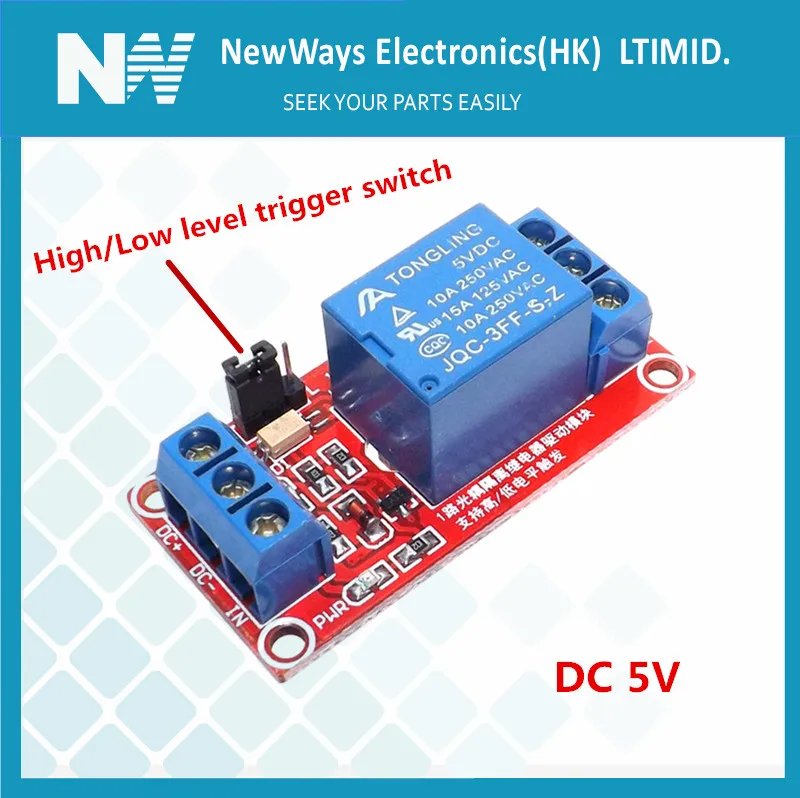 Red-Pcb-Dc-5V-1-Channel-Relay-Module-With-Optical-Coupling-Isolation ...