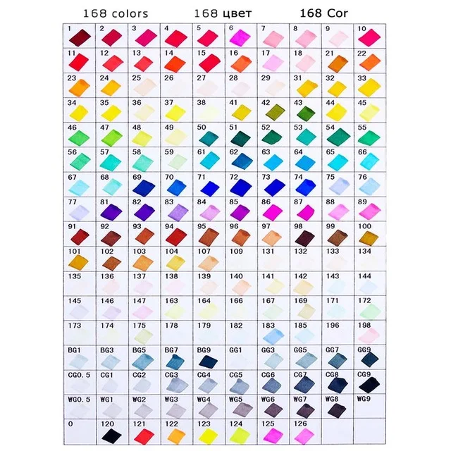 TOUCHNEW 30/40/60/80 Cores Artístico Marcadores Esboço Caneta Caneta ...