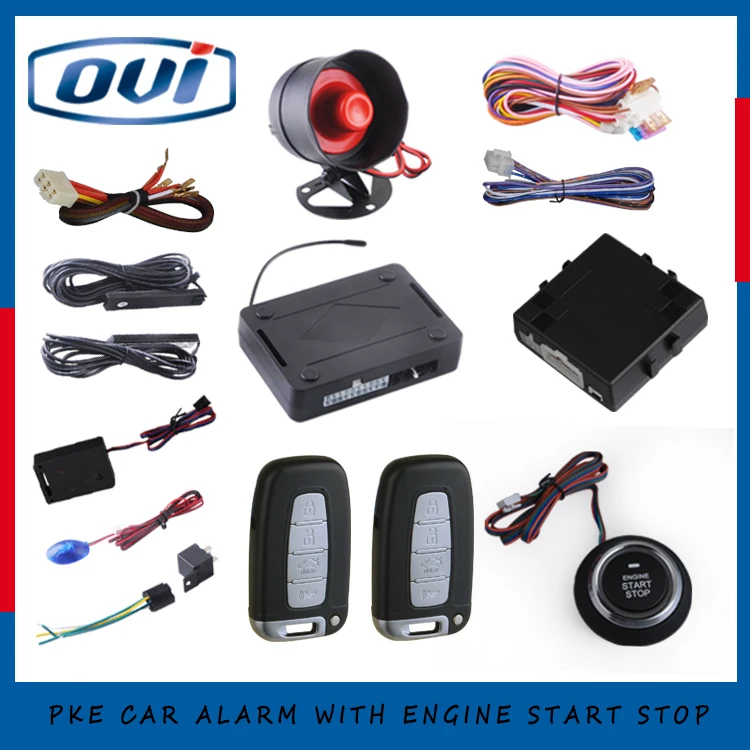 Smart Remote Car Starter Module With Engine Start Stop Button PKE Car ...