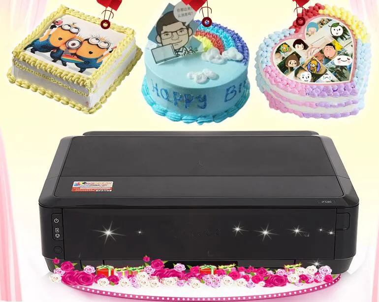 Diy máquina de impressora de bolo de aniversário/imagem de impressão ...