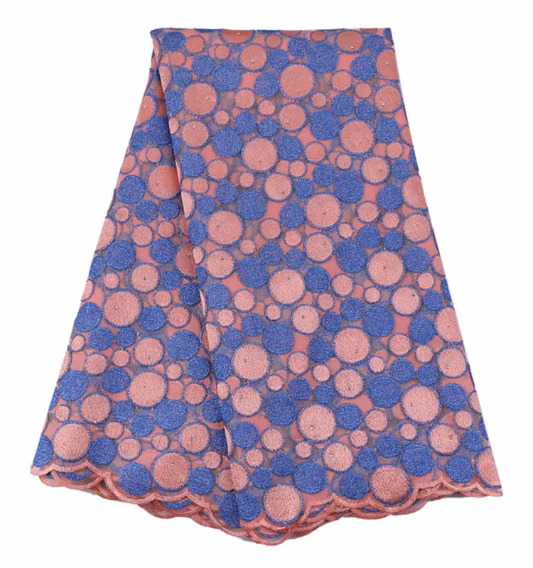 (5 jardas/lote) ZYN147, nova chegada tecido de renda líquida Africano ...