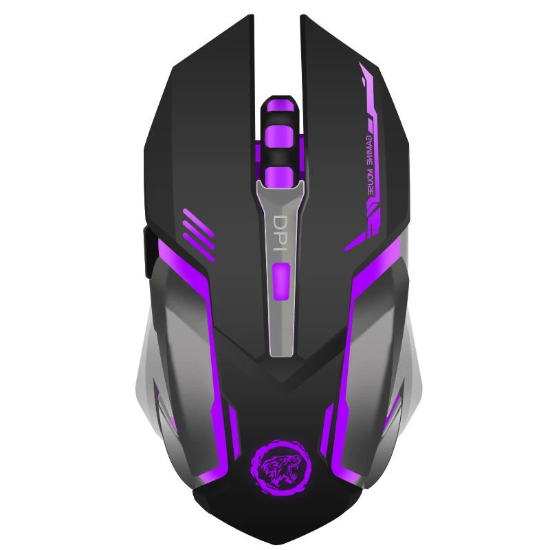 Rechargeable Wireless Mouse 6D Computer Optical Gaming Mouse Noiseless ...